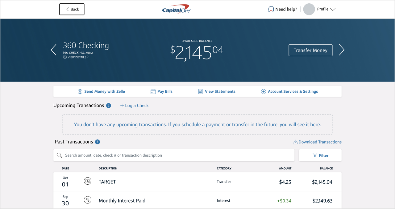 How to Order a Checkbook | Capital One Help Center