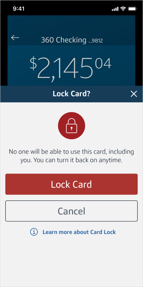 Lock Debit Card | Capital One Help Center