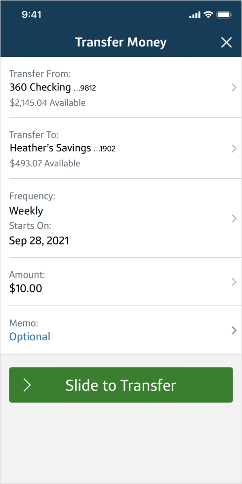 Schedule a Transfer | Capital One Help Center