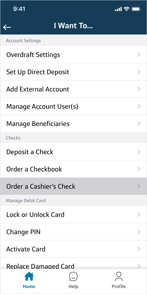 How to Get a Cashier's Check | Capital One Help Center