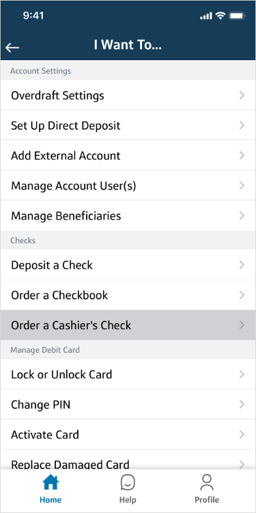 How to Get a Cashier's Check | Capital One Help Center