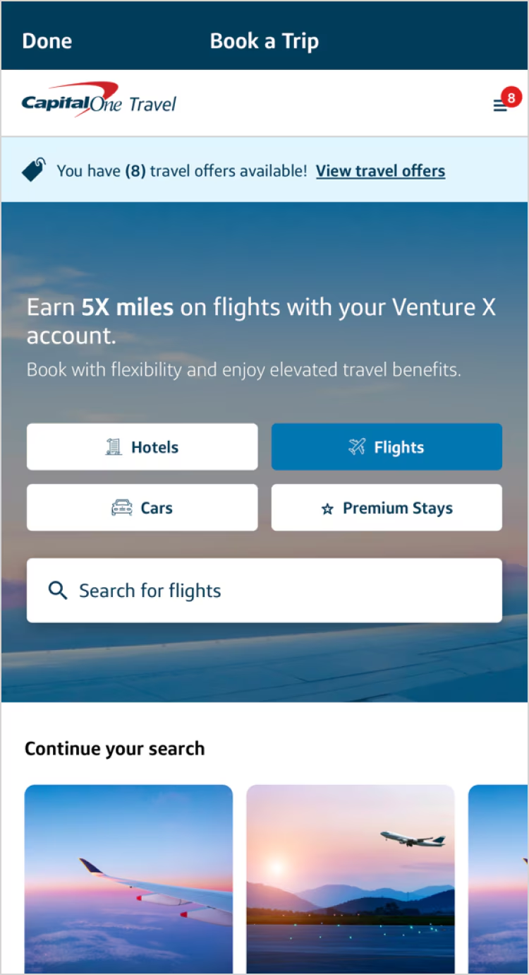 Using Airline Travel Credits | Capital One Help Center