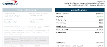 How to Read Your Credit Card Statement | Capital One