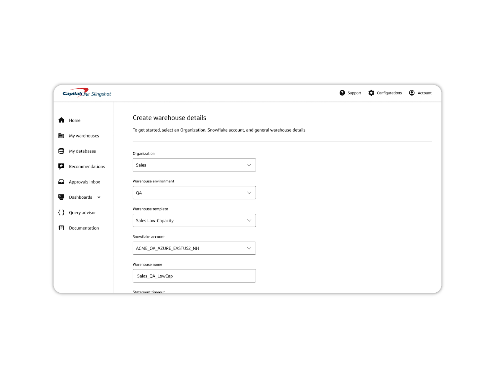 Simplify Snowflake warehouse management | Capital One