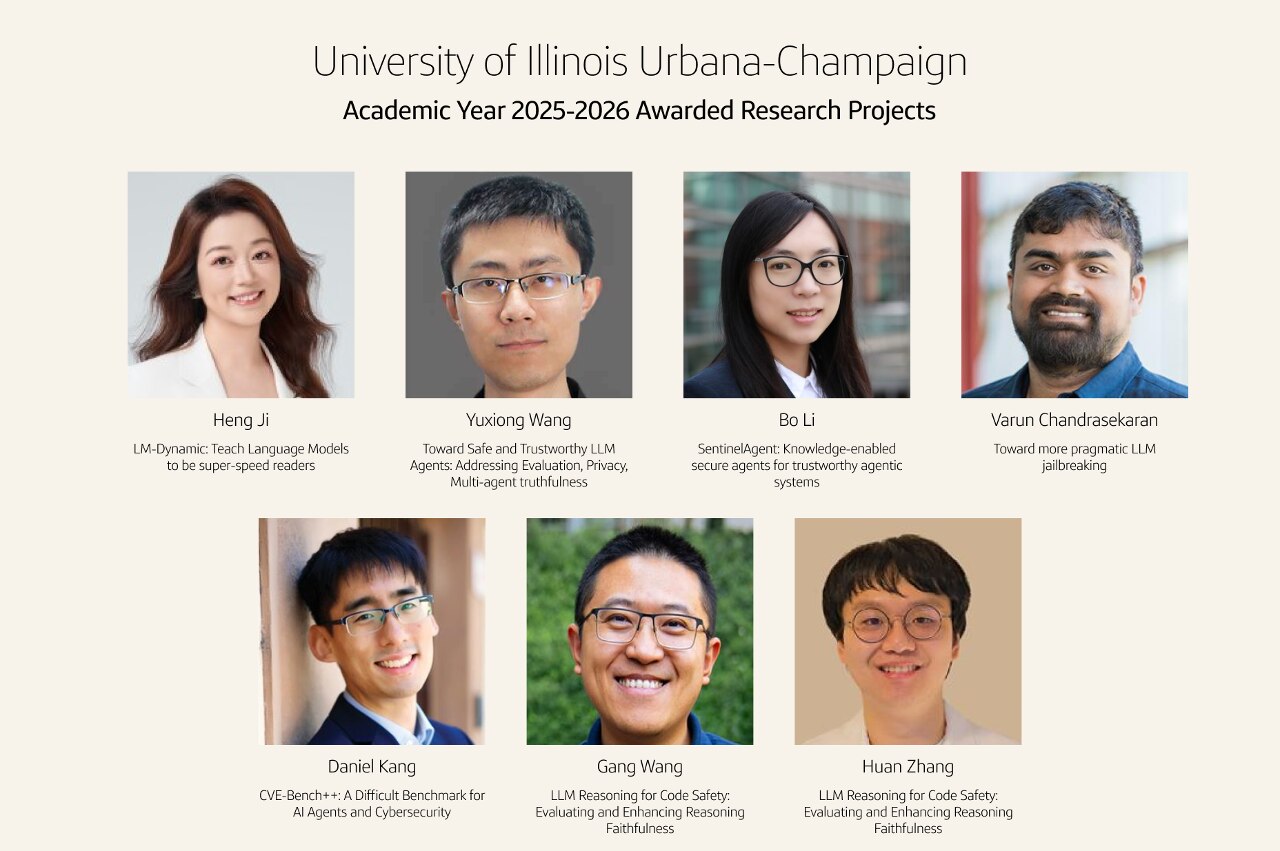 University of Illinois 2025 AI Awardees Announced | Capital One Tech